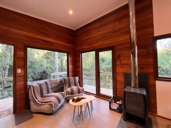 Buho Cabin Oak Bbq Washer Wood Hot Tub Wifi - Araucanía