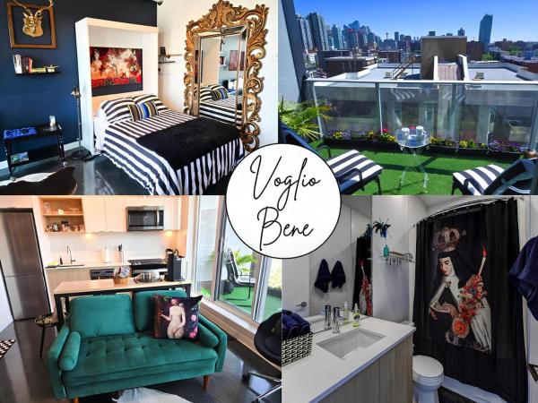 Boutique Studio City Views, Patio, Fireplace Voglio Bene - Calgary