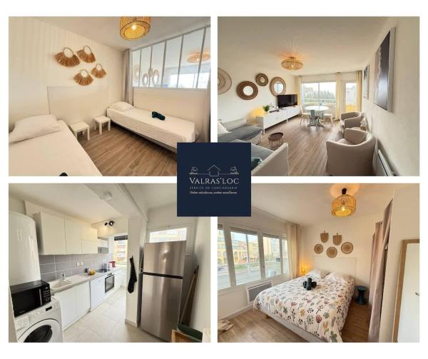 Sea View And Beach At Your Feet Bright Apartment - Portiragnes