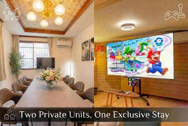 7br Entire 2-house Rental Sleeps 12 Theater And Games Umeda 3 Min - 이케다시