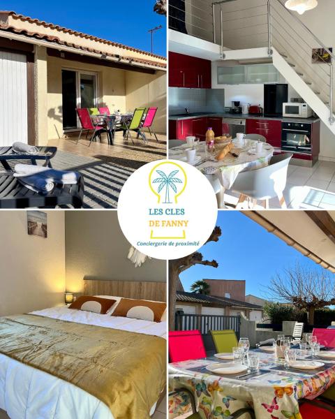 Maison Vias Relax 6 Pers, Clim, Wifi, Terrasse - Bessan