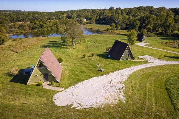 3 A-frame Cabins W Hot Tubs Near Wine Trail - Illinois
