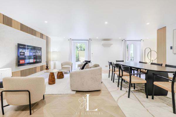 Les Lucioles 10 - Luxury Garden Apartment 3 Bedrooms - Sleeps 8 - Cannes