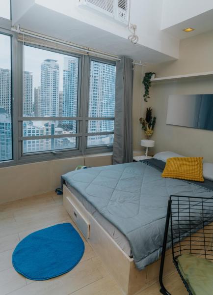 Chic Eastwood Studio W Pool Access, 55inch Tv And Wifi - Marikina