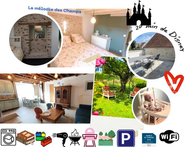 La Mélodie Des Champs, Appartement Mitoyen De 80 M2 Dans Une Maison Avec Un Autre Appartement - Île-de-France