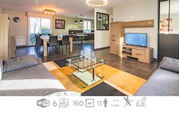 Maison Harmonie Detached House 6 Bedrooms Parking - Reims