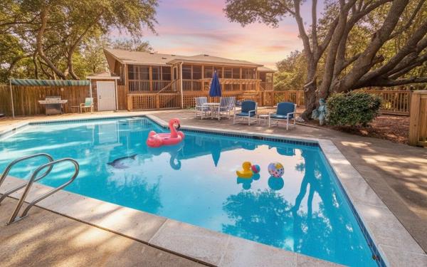 Seascape Cottage - Private Pool, 300 Yards To The Beach - Kitty Hawk, NC
