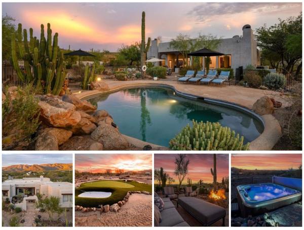 6 Hole Golf Hot Tub Poolmore Featured On Tv Show Staycation - Cave Creek, AZ