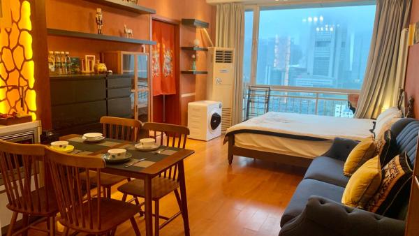 Beijing Cdb- One Bed Room Family Suite With Queen Bed And City View - Beijing