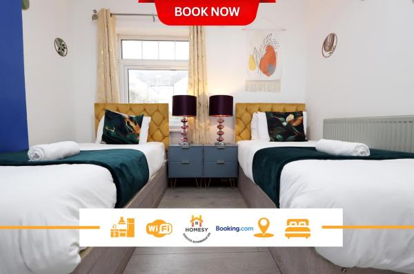 Spacious 4br Cardiff House By Homesy Vacation Rental - Free Parking & Free Wi-fi - Cardiff