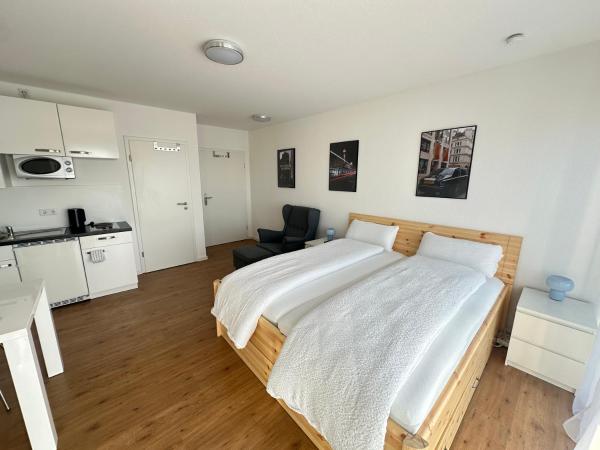 Helles Studio Mit Weitblick, Doppelbett, Zentrumsnah - Aschaffenburg