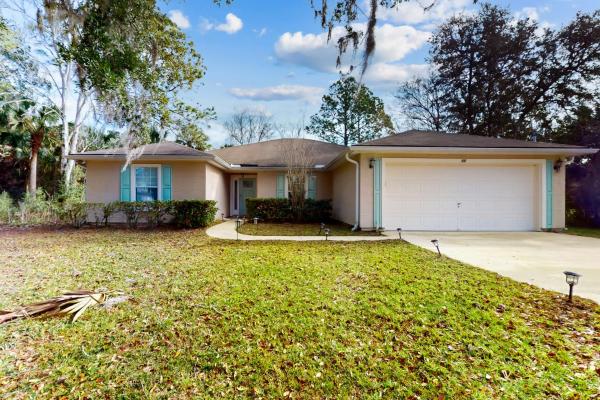 Sunny Home With Private Heated Pool, Pool Spa, Fireplace, Patio, Grill, W/d, Ac - Palm Coast, FL