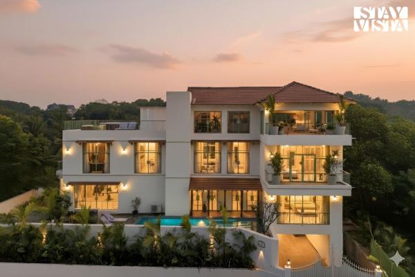 Stayvista At Moonstone Villa With Pool, Rftp Jacuzzi - Anjuna