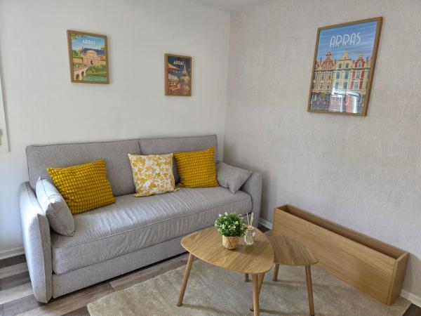 Appartement 1 Chambre Lit King Size Arras Centre Parking Privé - Pas-de-Calais