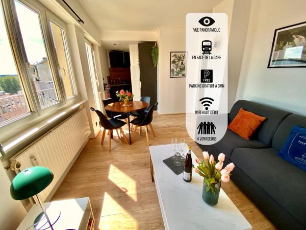 Le Perchoir-wifi-face à La Gare-terrasses-proche Tous Commerces - Hattigny