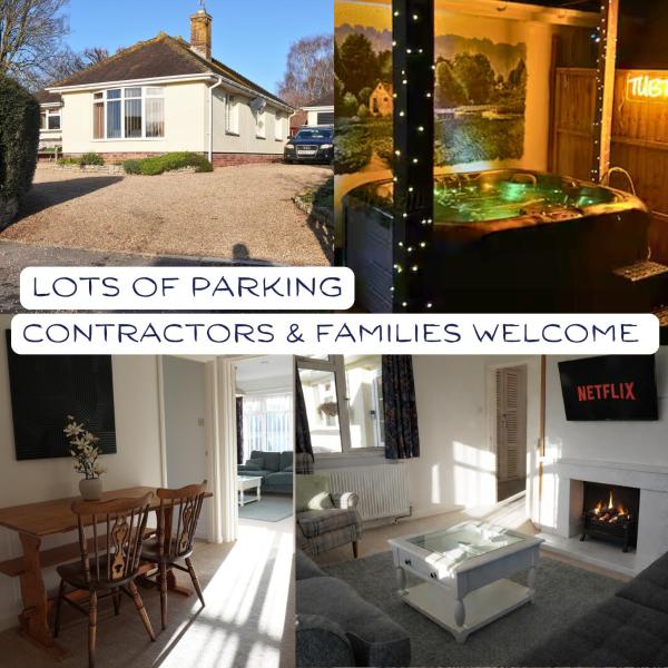 Big Group Bungalow, Sleeps 9, Perfect For Families - Wiltshire