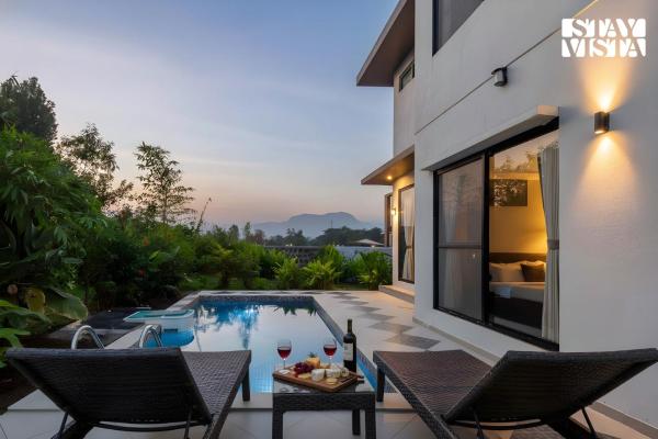 Daffodil Villa By Veo, Stayvista - 4bhk With Pet Friendly & Mountain View - Karjat
