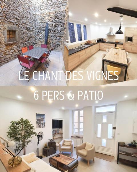 Le Chant Des Vignes - Maison Pour 6 Avec Patio - Minerve