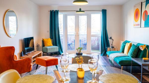 Modern 2br 2bath Apt Cardiff Bay Parking - Cardiff