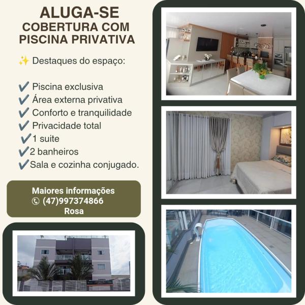 Apartamento Cobertura Com Piscina Privativa - Gaspar