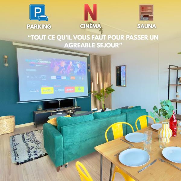 Vue Toits D Amiens Sauna & Cinéma Balcon Parking - Amiens