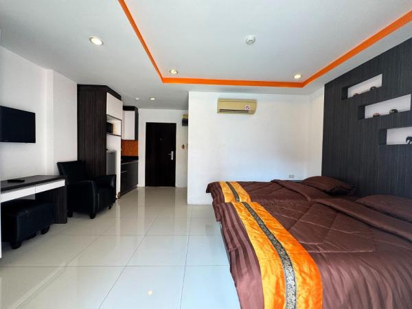 Cozy Pool-view Studio With Balcony - New Nordic Vip 3, Pratumnak - 파타야