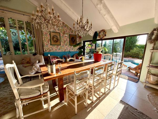 Mas L Epicure- Charming Provence B&b, Apartment, Pool & Vines - Carpentras
