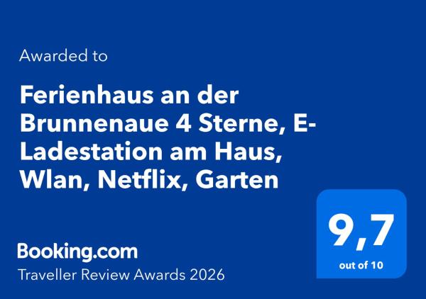 Ferienhaus An Der Brunnenaue 4 Sterne, E-ladestation Am Haus, Wlan, Netflix, Garten - Rugia
