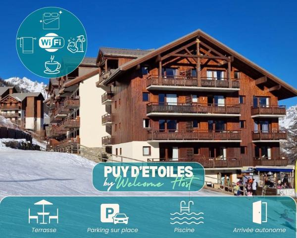 Puy D'étoiles, Ski Aux Pieds, 6 Pers,superbe 2p Cabine - Puy-Saint-Vincent
