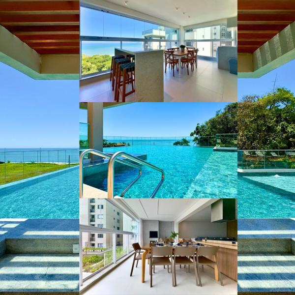 Apartamento Em Condomínio Frente-mar Com Piscinas, Jacuzzi Aquecida, Sauna, Academia, Brinquedoteca, Churrasqueira Na Sacada, Cozinha Completa E Lazer De Home Club - Barra Velha