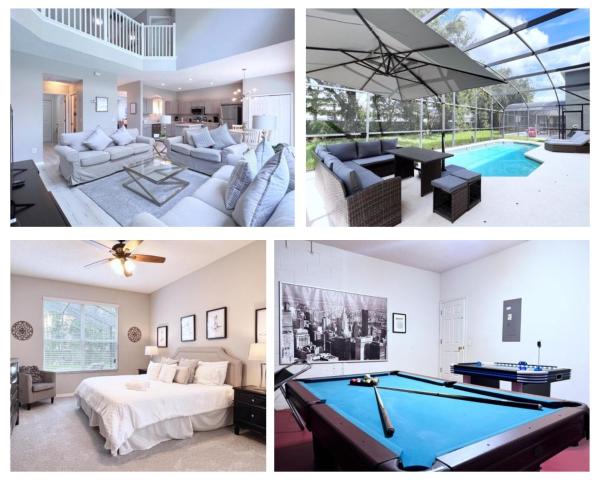 Large Pool Home-walk To Clubhouse-game Room-resort Near Disney 211 - Kissimmee, FL