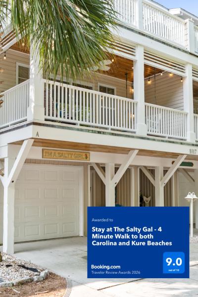 Stay At The Salty Gal - 4 Minute Walk To Both Carolina And Kure Beaches - Kure Beach, NC