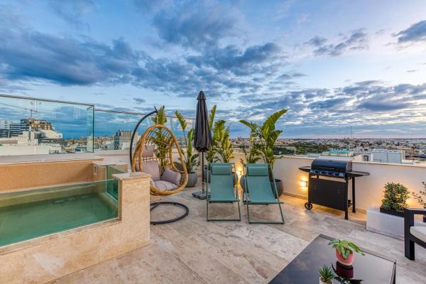 Luxury Suites By Beyond Air With Shared Rooftop Pool & Bbq - Malta