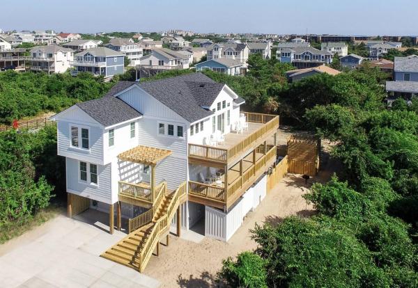 Sea Fever - Duck, Saltaire, 130 Yds To Beach, Ocean View, Pool, Hot Tub, Tiki Bar, Flex Stays - Duck, NC