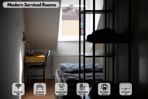 Bm Rooms Innenstadt - Moderne City Zimmer Mit Eigenem Bad Im Herzen Der Innenstadt - Bamberg