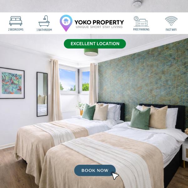 Stylish Duplex Apartment - Close To City Centre - Free Parking, Balcony, Self-check-in, Fast Wifi And Smart Tvs By Yoko Property - Milton Keynes