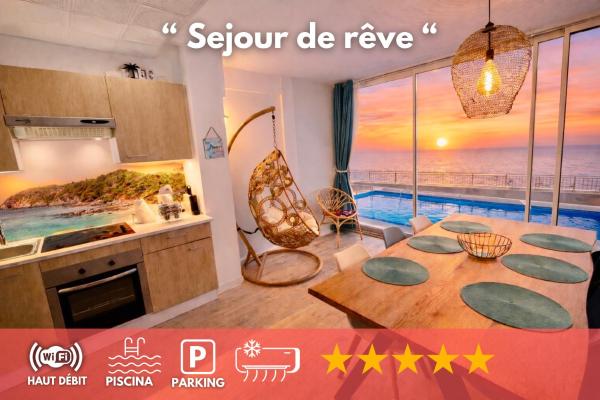 Magnifique Appartement En Front De Mer, Caneylles - Roses