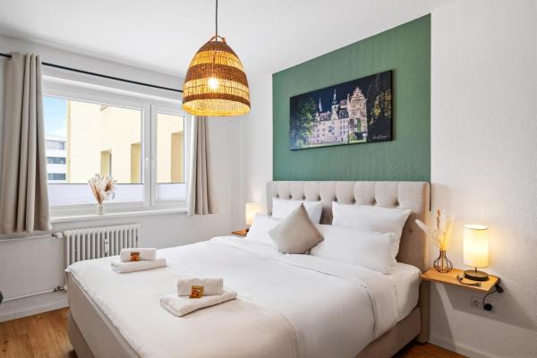 Wohlfühlapartment, Zentral, 200m Zur Uni, Parkplatz, Boxspringbetten, Massagesessel, Nespresso, Lan & Wifi - Wolfsbourg