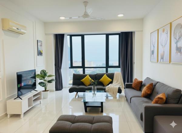 High Floor Seaview 2br Jazz Suite Bathtub &Sauna - Tanjung Tokong