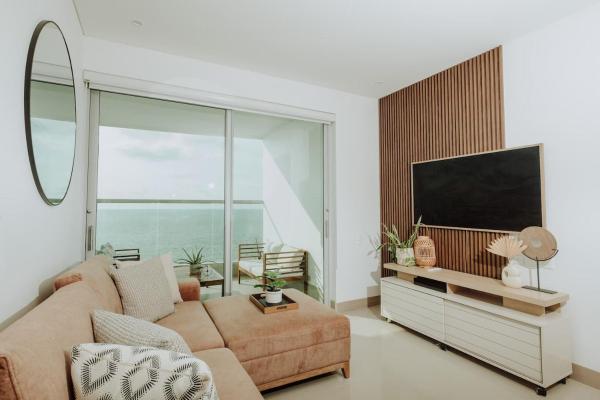 Beachfront 2br Luxury Living Walk Everywhere - Cartagena