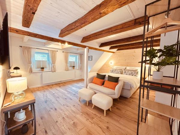 Chalet Lilienstein, Dachgeschoß-studio Neu 2026 - Rathen