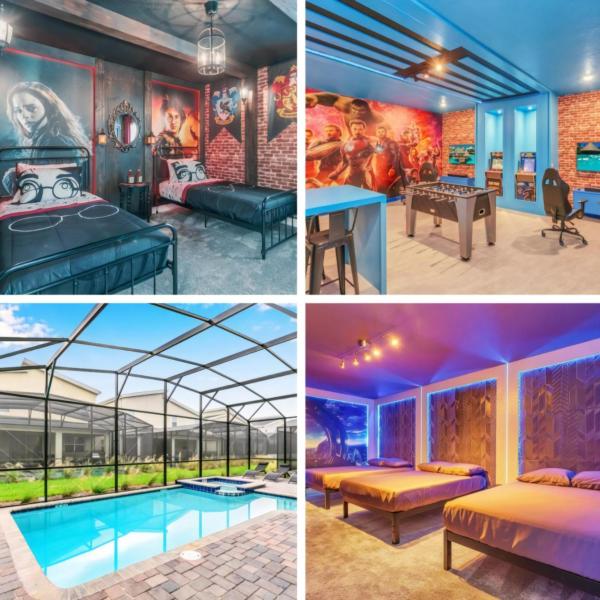 Huge 9-bedroom Luxury Villa Near Disney With Pool - Kissimmee