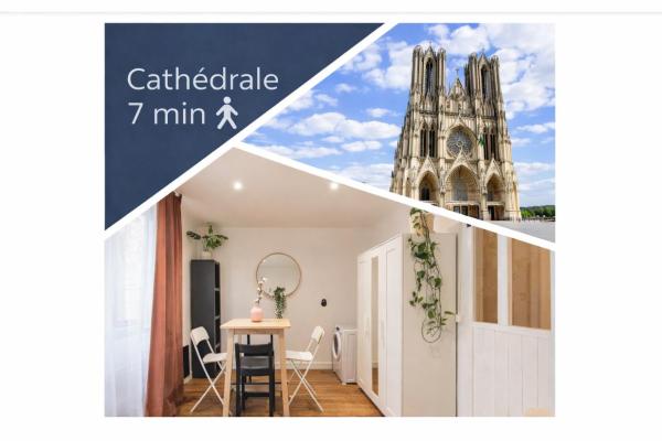 Appartement Cosy Proche Cathédrale - Reims