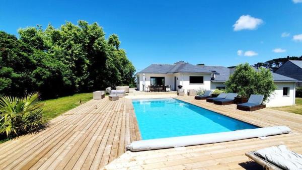 Villa Des Abers Vue Mer, Gr34, Piscine Chauffée - Ploudalmézeau