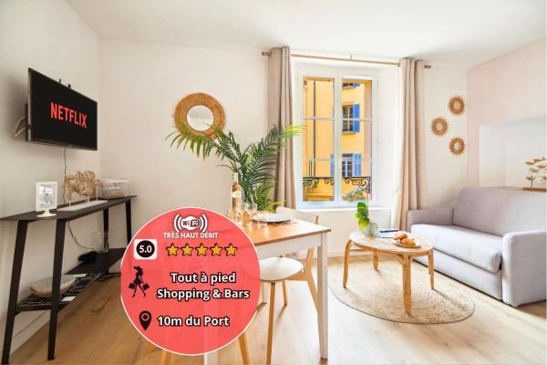 Cosy - Climatisé - 2 Pas Du Port - Place Aux Herbes - Saint-Tropez