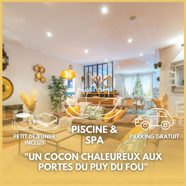 Appartement 6 Personnes à La Gaubretière En Face Du Château - Puy du Fou