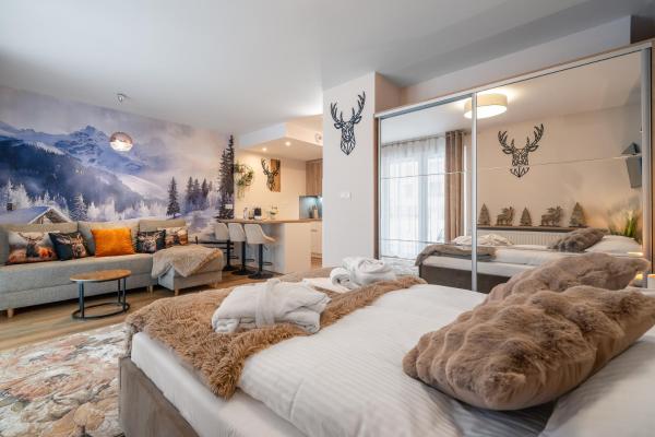 Jelonek Z Parzenicą - Apartamenty Zakopiańskie - Jacuzzi & Sauna & Siłownia & Plac Zabaw - Białka Tatrzańska