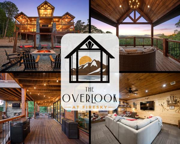 7bd-6.5bath - Luxury Lakeview House - Sleeps 30 - Broken Bow, OK