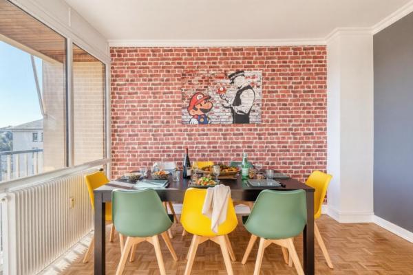 Parenthèse Chic & Spacieuse à Angers - 4 Chambre, Balcon, Calme & Parking Gratuit - Angers