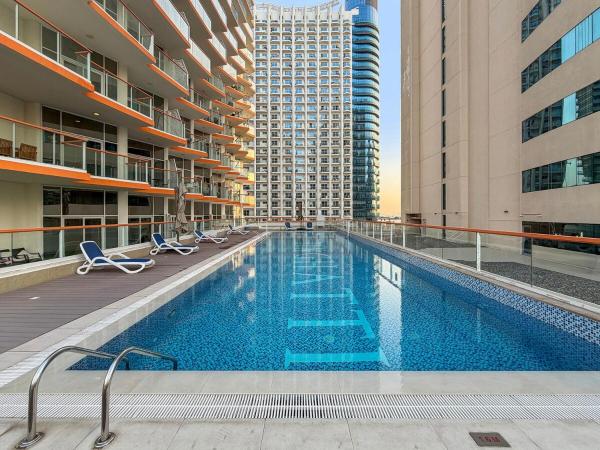 First Class Studio Canal & Burj Khalifa View - Dubaj
